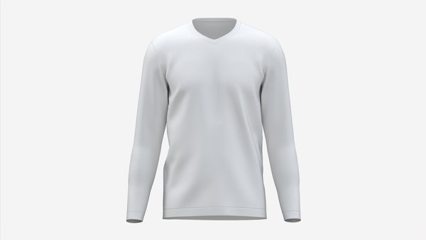 3D Sweatshirt for Men Mockup 03 White model - TurboSquid 2046476