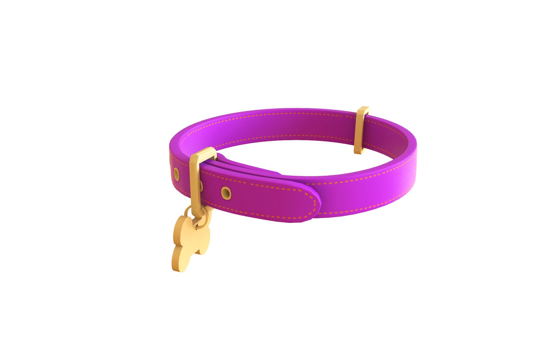 3D Model Cartoon Pet Collar V001 - TurboSquid 2331856
