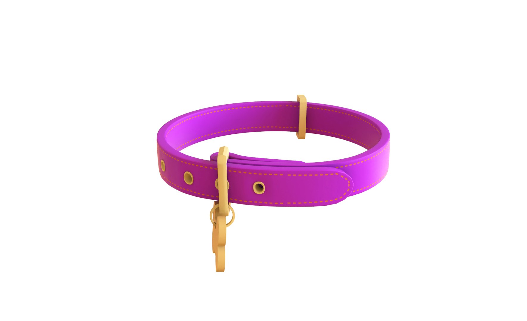 3D Model Cartoon Pet Collar V001 - TurboSquid 2331856