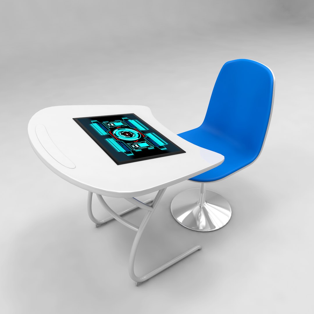 3D Sci Fi Desk - TurboSquid 1370869