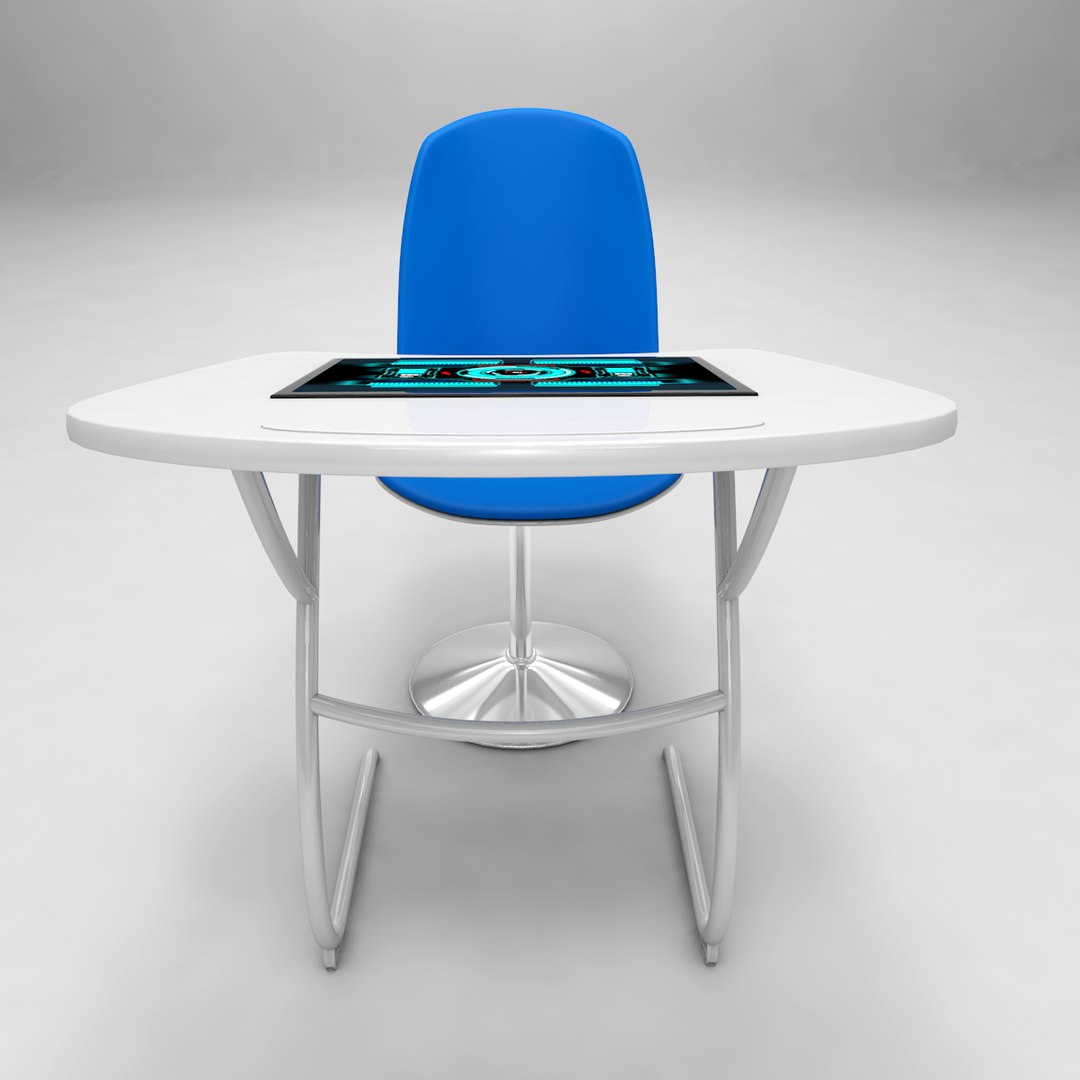 3D Sci Fi Desk - TurboSquid 1370869
