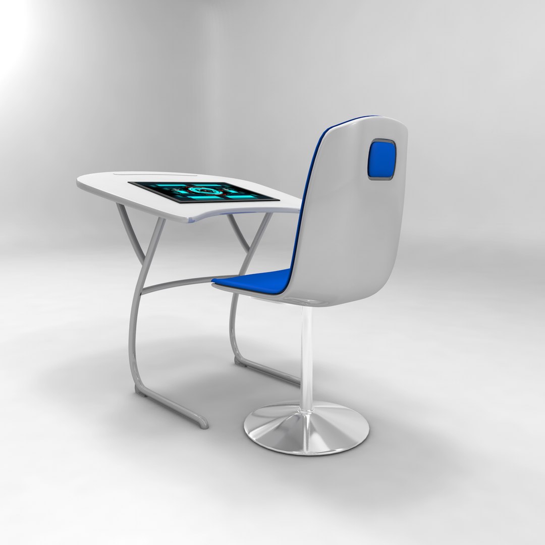 3D Sci Fi Desk - TurboSquid 1370869