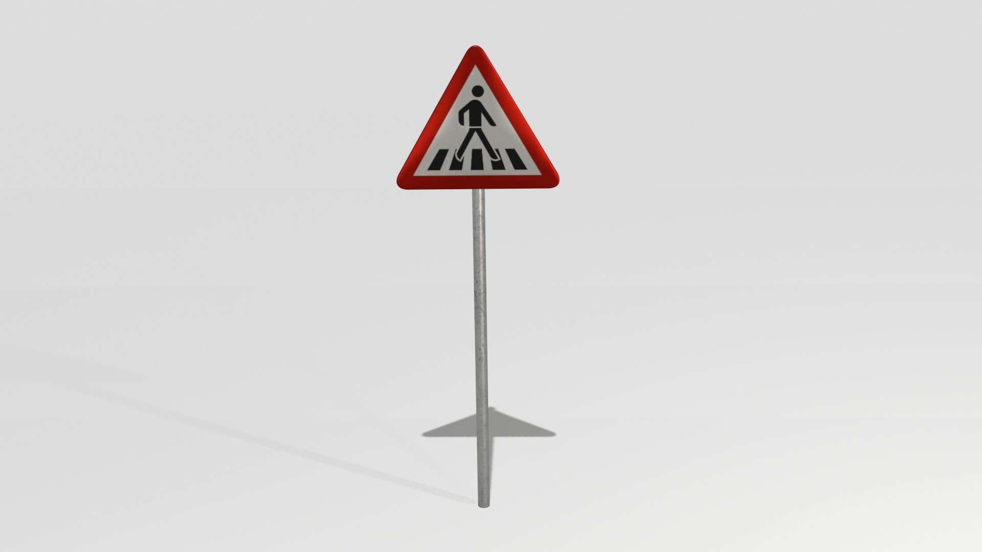 Traffic Sign Crosswalk Model - TurboSquid 2143905