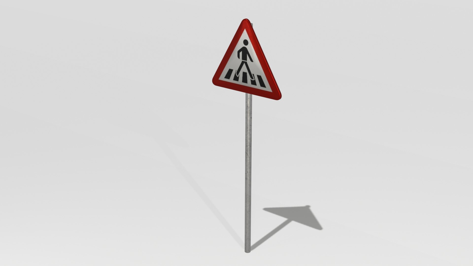 Traffic Sign Crosswalk Model - TurboSquid 2143905