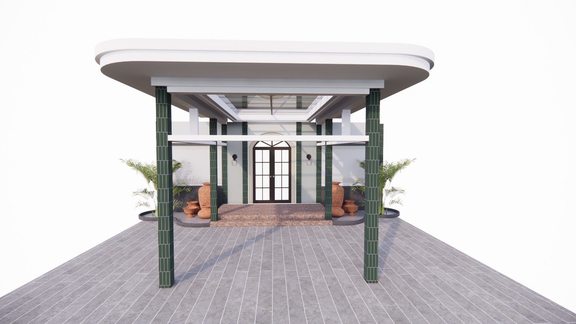 Canopy Main Entrance 3D Model - TurboSquid 2289369