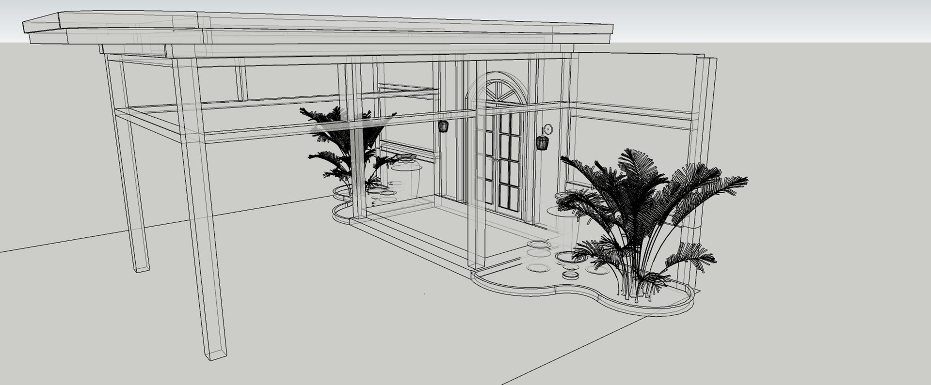 Canopy Main Entrance 3D Model - TurboSquid 2289369