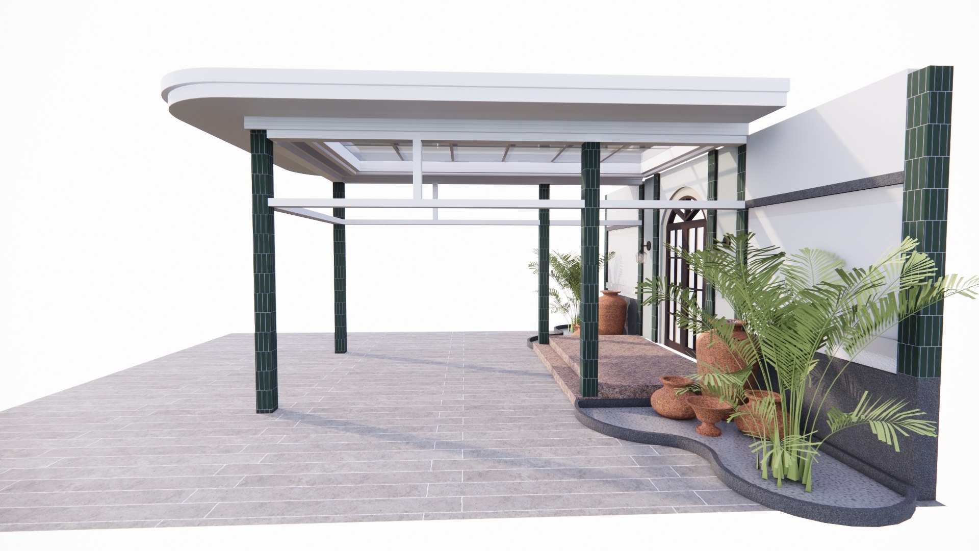Canopy Main Entrance 3D Model - TurboSquid 2289369