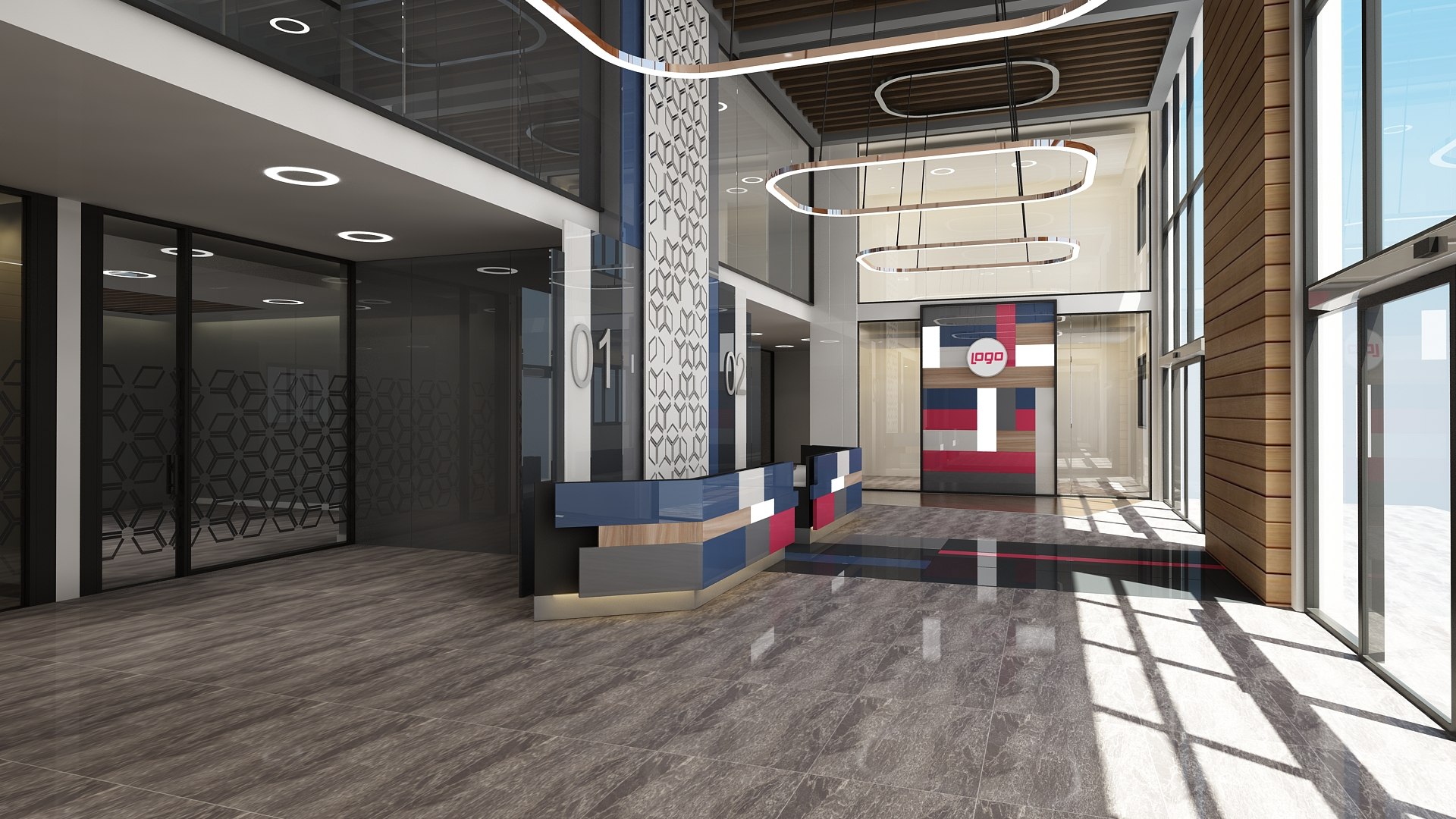 Lobby Interior Model - TurboSquid 1976332