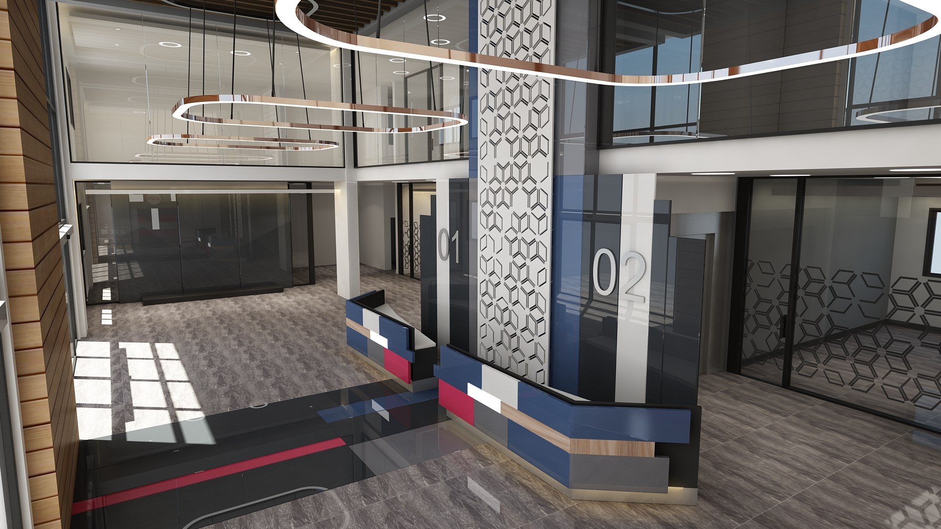 Lobby Interior Model - TurboSquid 1976332