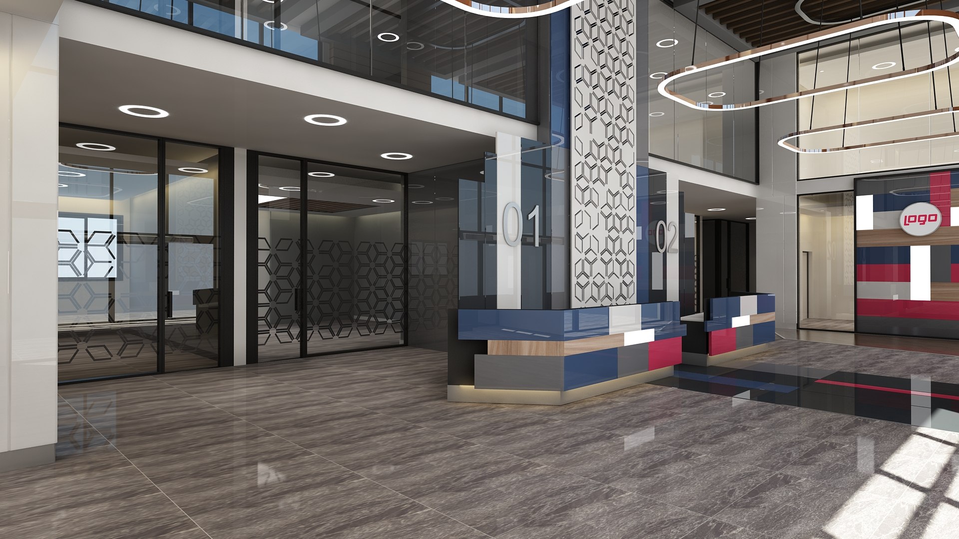 Lobby Interior Model - TurboSquid 1976332