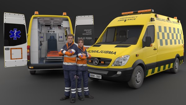 3D Paramedic Models | TurboSquid