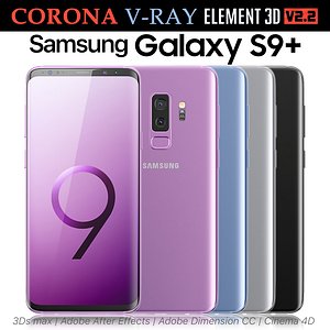 3D Samsung Galaxy S9 Plus Models - Browse & Download Formats - TurboSquid
