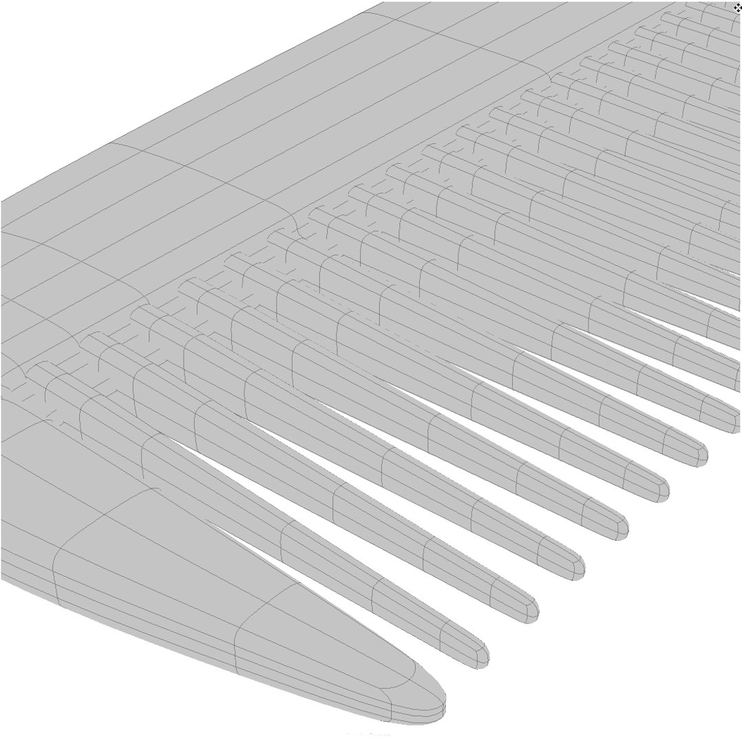 3d Dxf Comb Style