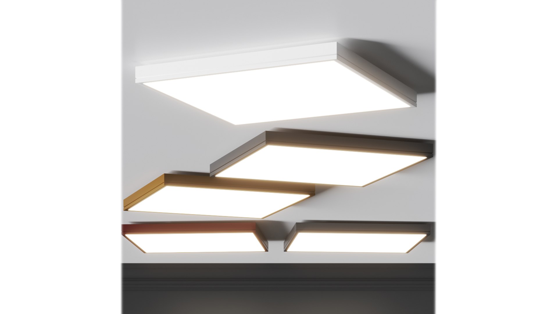 Fields Evolution Surface-Mount Mini Zumtobel Lighting 3D model ...