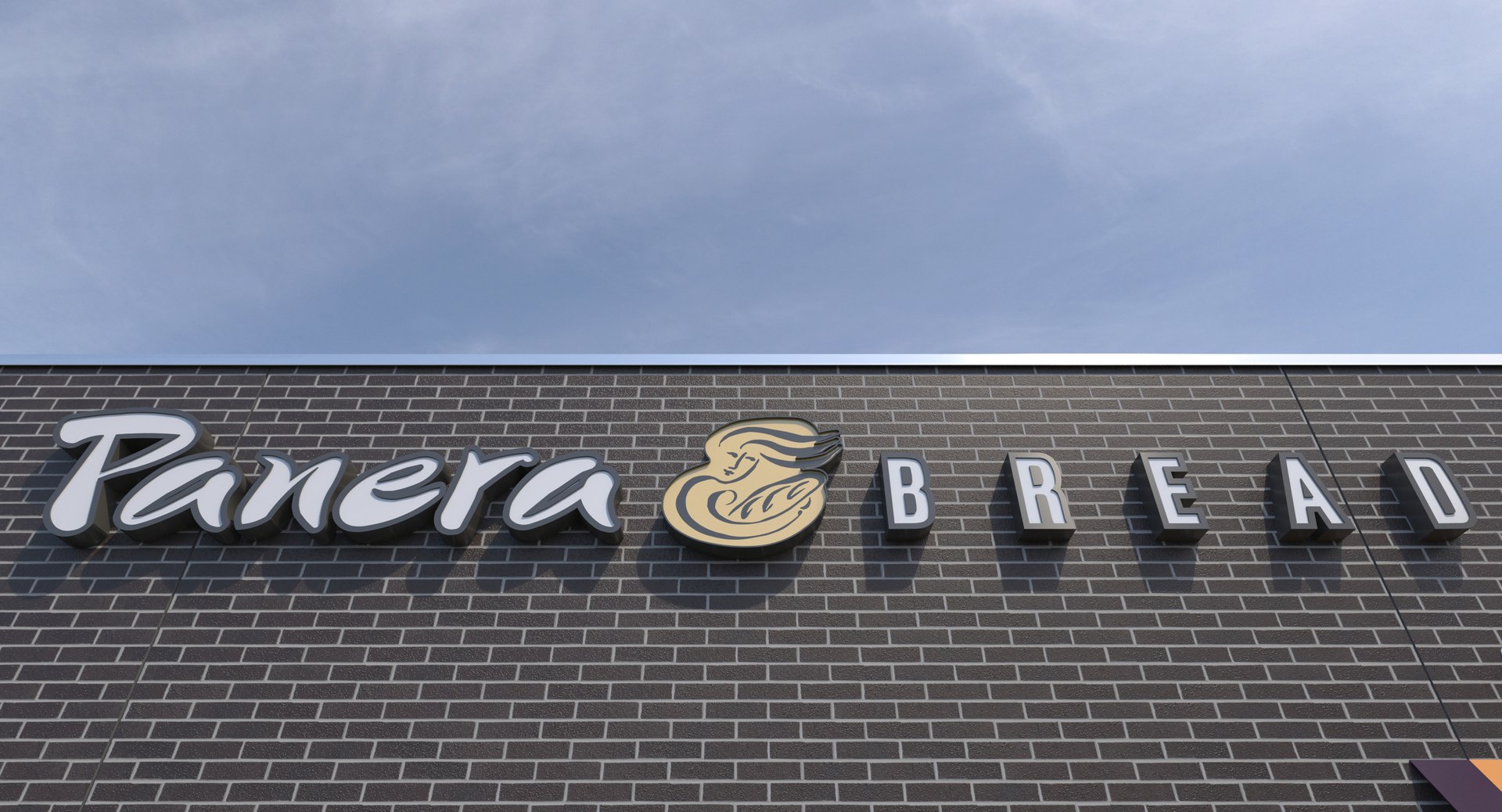 3D Exterior Panera Bread - TurboSquid 1246493