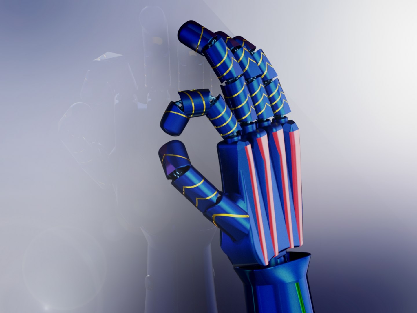 Futuristic Robotic Arm Model - TurboSquid 1707000