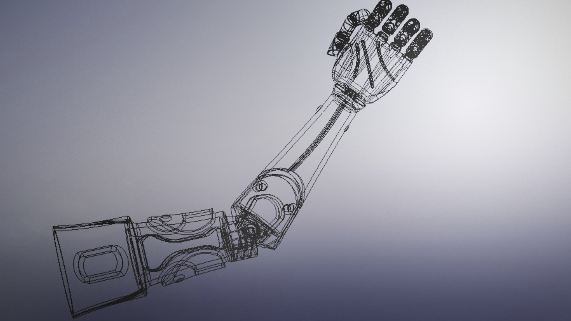 Futuristic Robotic Arm Model - TurboSquid 1707000