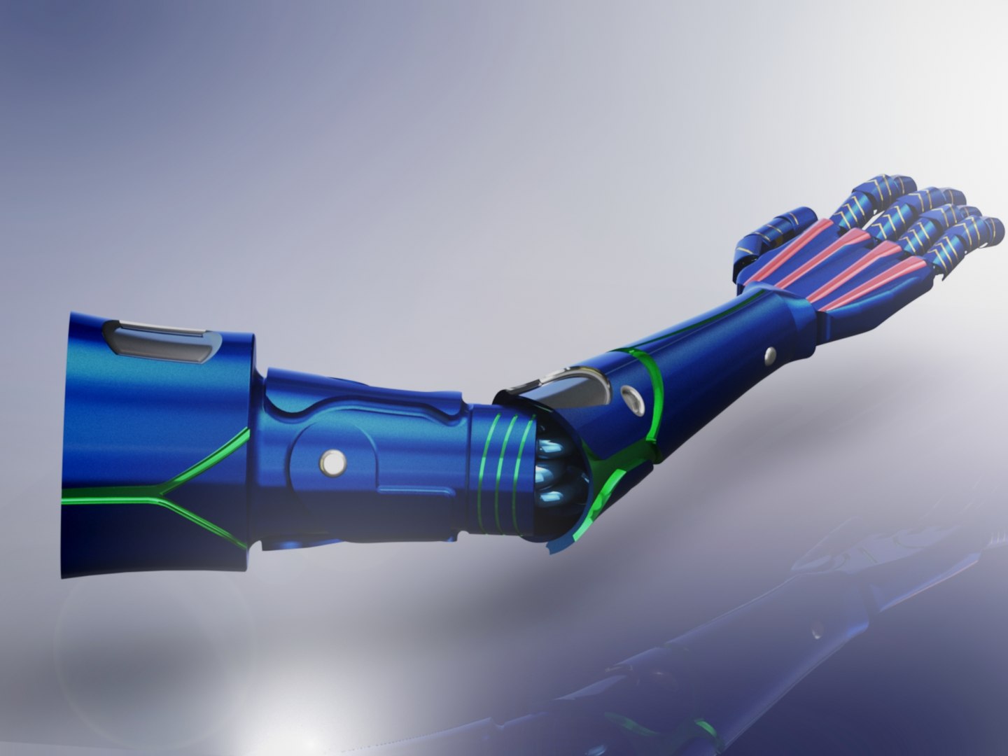 Futuristic Robotic Arm Model - TurboSquid 1707000