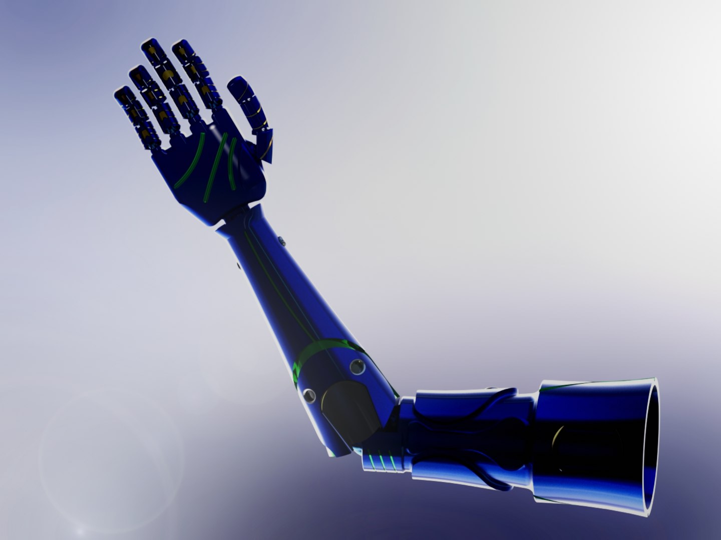 Futuristic Robotic Arm Model - TurboSquid 1707000