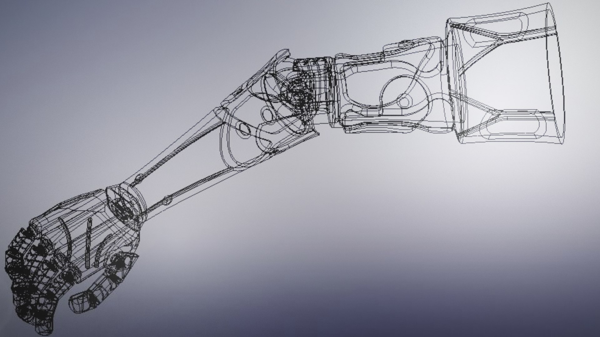 Futuristic Robotic Arm Model - TurboSquid 1707000