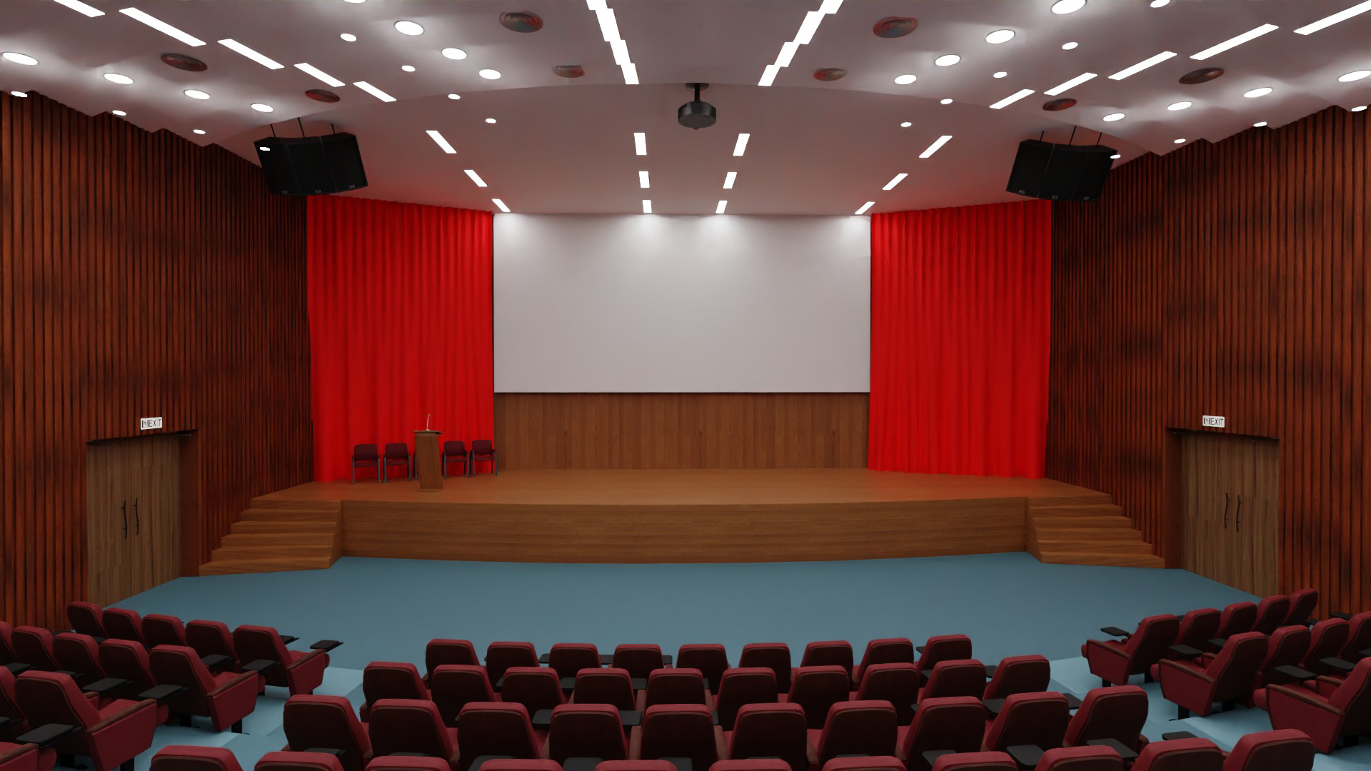 Commercial Auditorium Model - TurboSquid 2260425