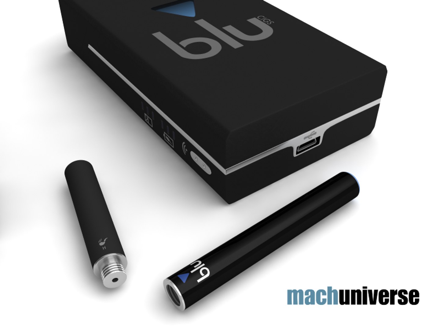 3d Model Of Blu Electronic Cigarette Pack
