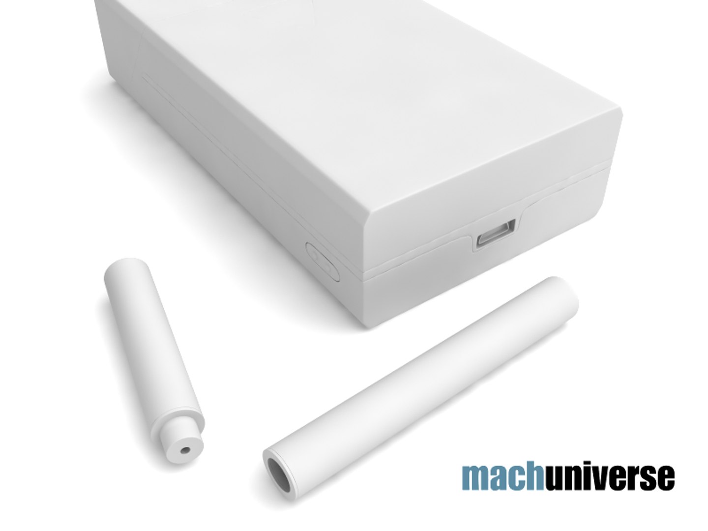 3d Model Of Blu Electronic Cigarette Pack