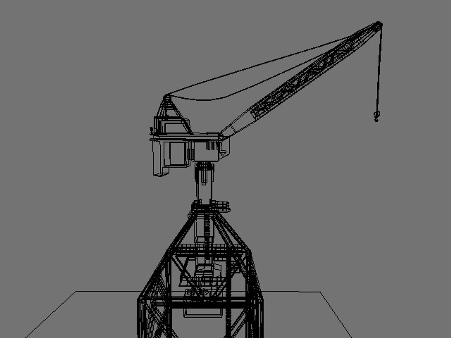 3d model crane
