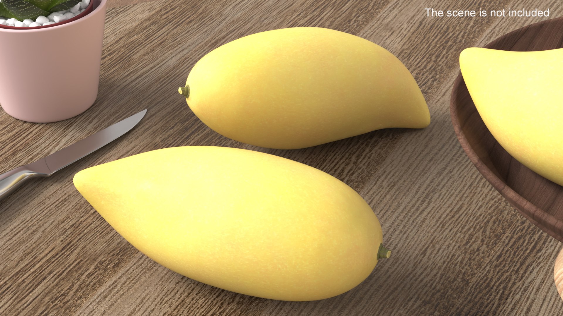 3D Model Pale Long Mango Fruit For 3D Print - TurboSquid 2259835