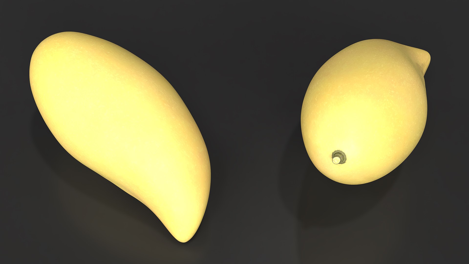 3D Model Pale Long Mango Fruit For 3D Print - TurboSquid 2259835