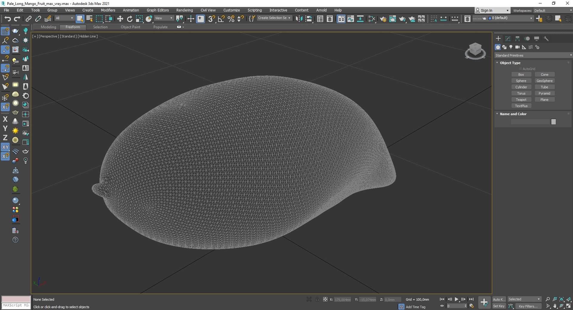3D Model Pale Long Mango Fruit For 3D Print - TurboSquid 2259835