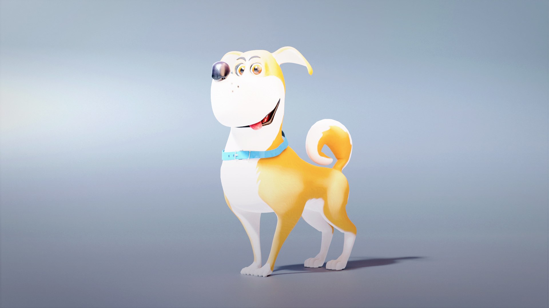 3D Stylized Dog Rigged Model - TurboSquid 2029740