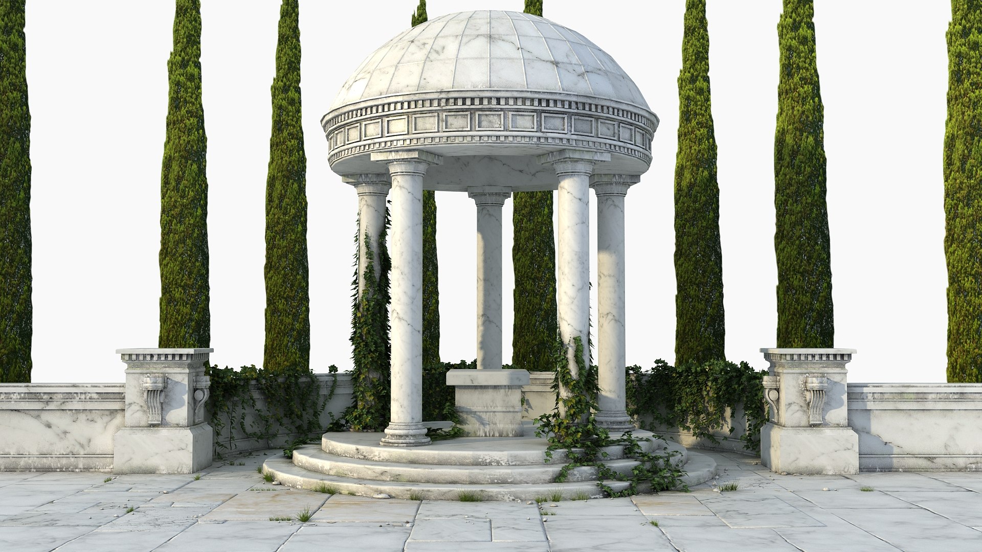 Rotunda Altar 3D Model - TurboSquid 2073002