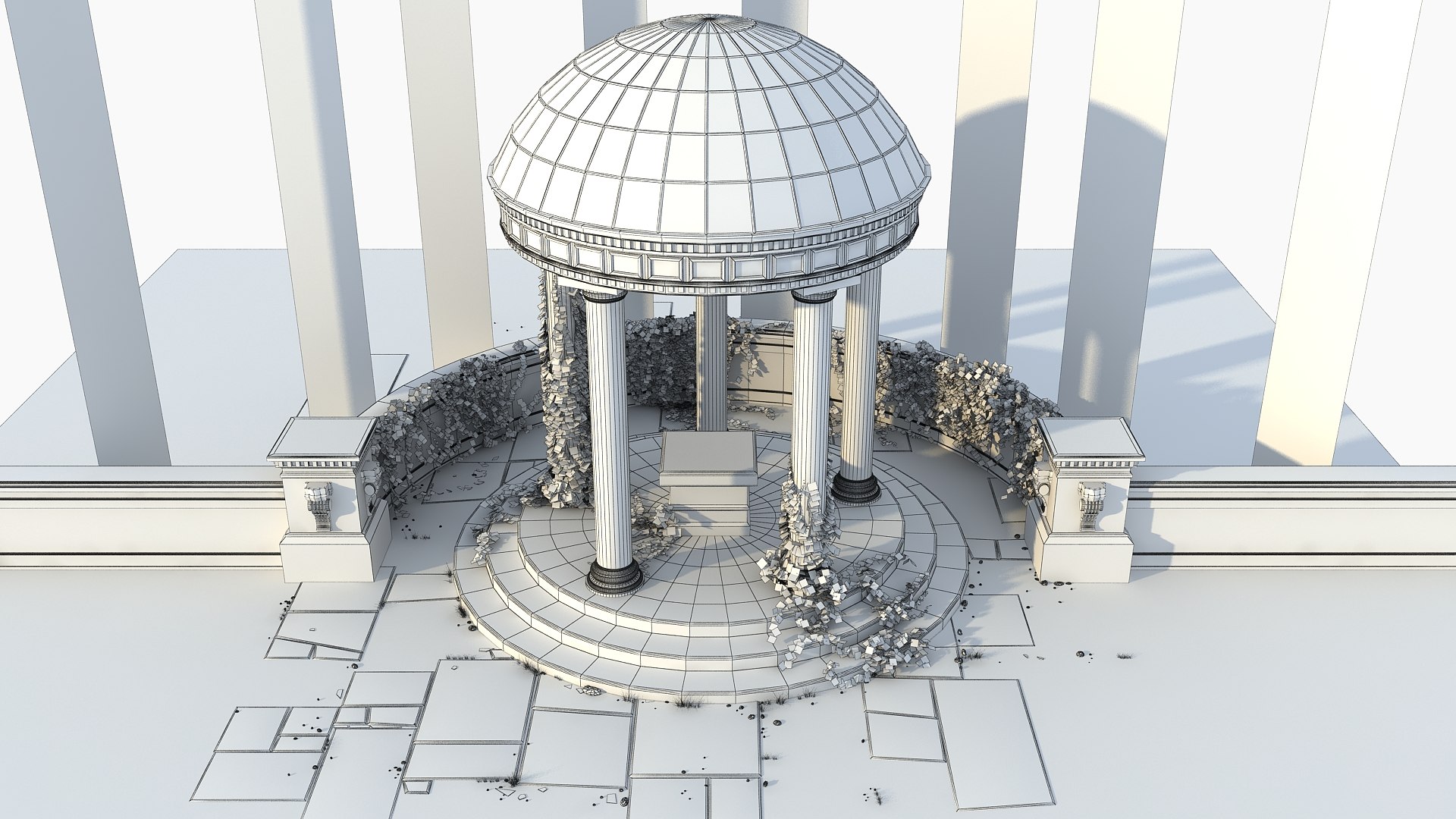Rotunda Altar 3D Model - TurboSquid 2073002