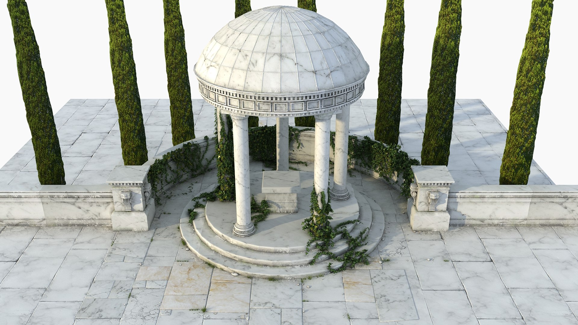 Rotunda Altar 3D Model - TurboSquid 2073002