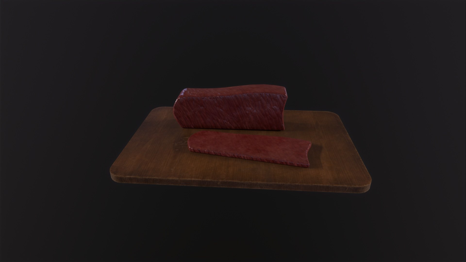 Cutting Board And Meat 3D Model - TurboSquid 2121081