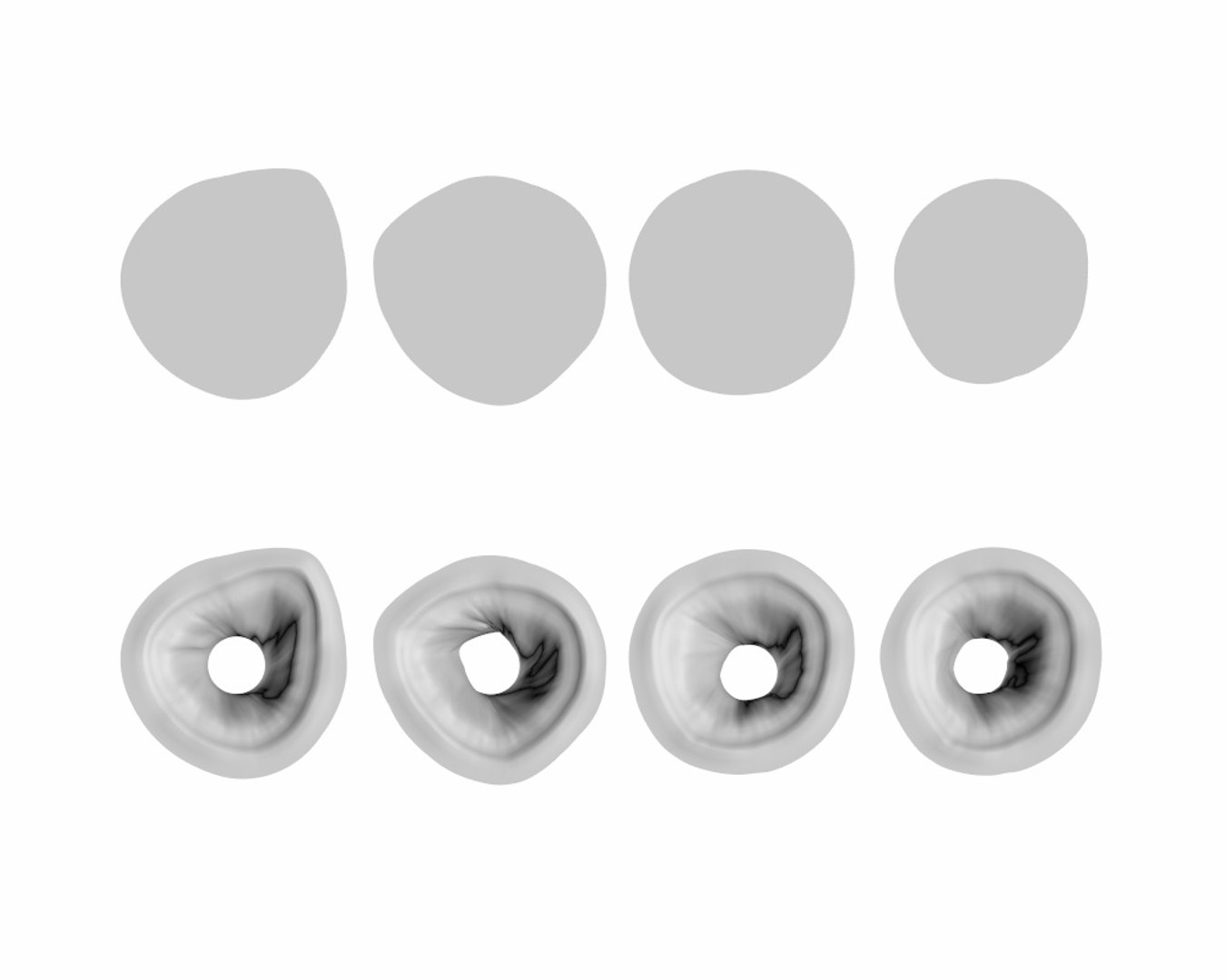 Bullet Holes Wall 3d 3ds