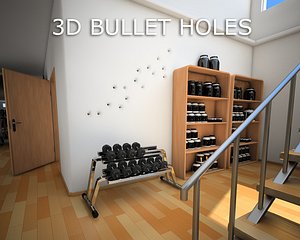 3D Bullet Hole Models - Browse & Download Formats - TurboSquid