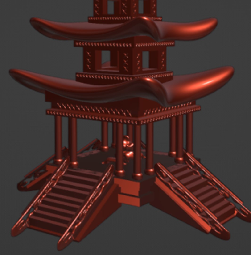 3D Chinese Temple Model - TurboSquid 1971193
