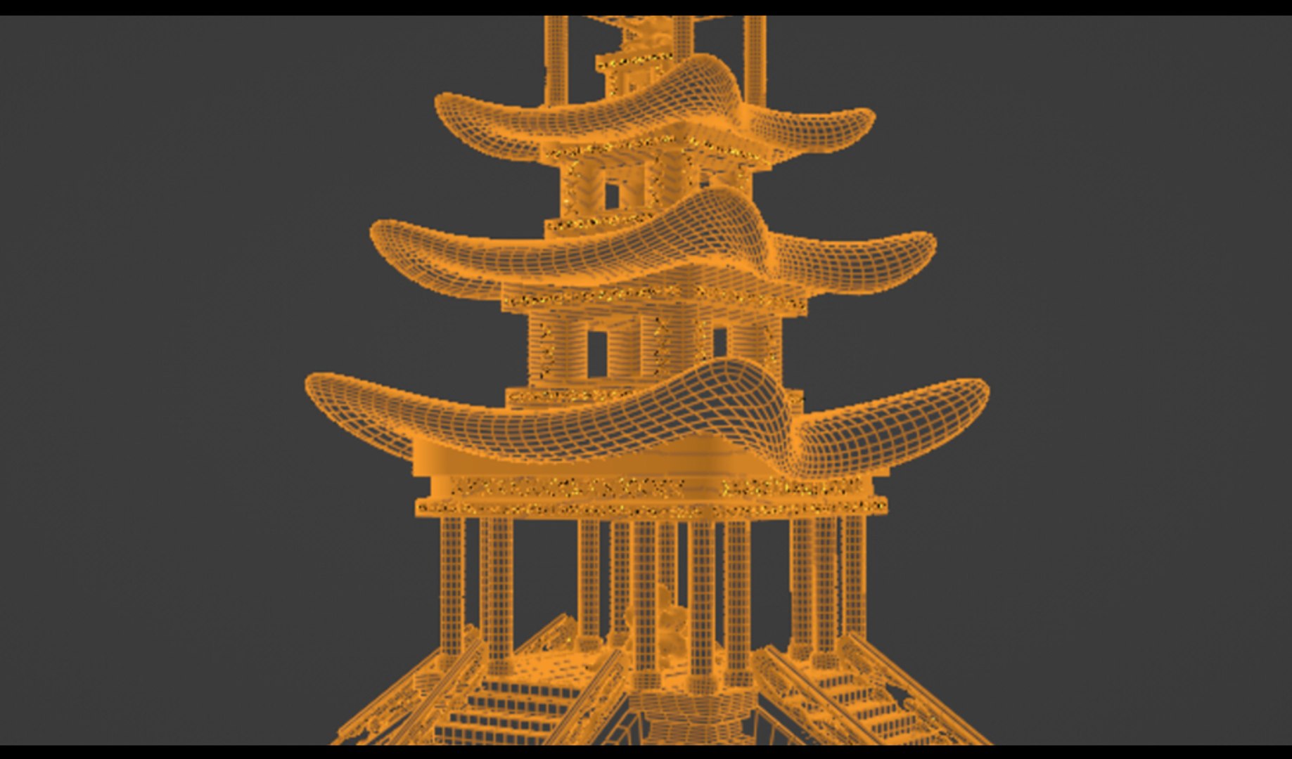 3D Chinese Temple Model - TurboSquid 1971193