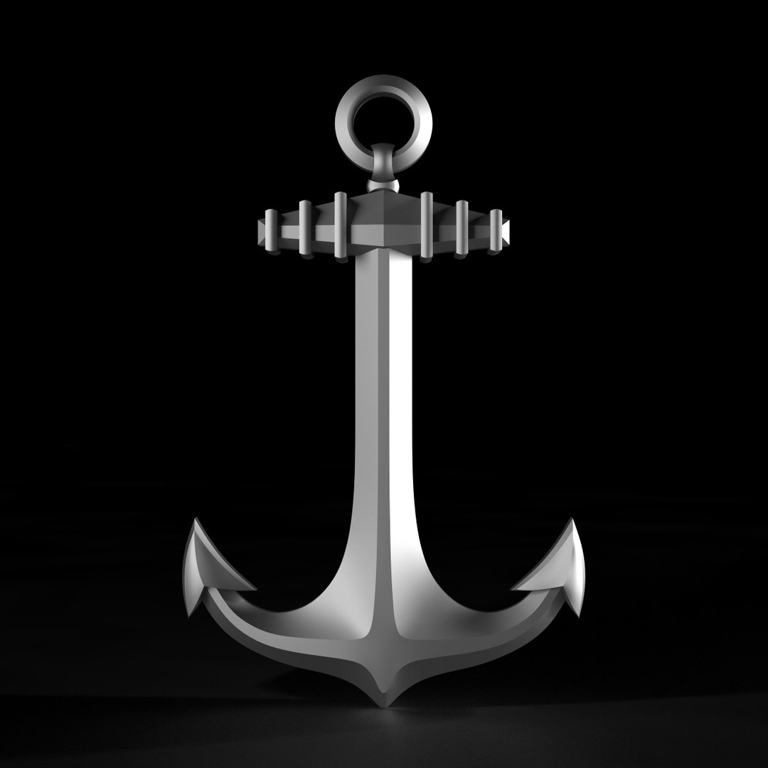 3d Model Ship Anchor
