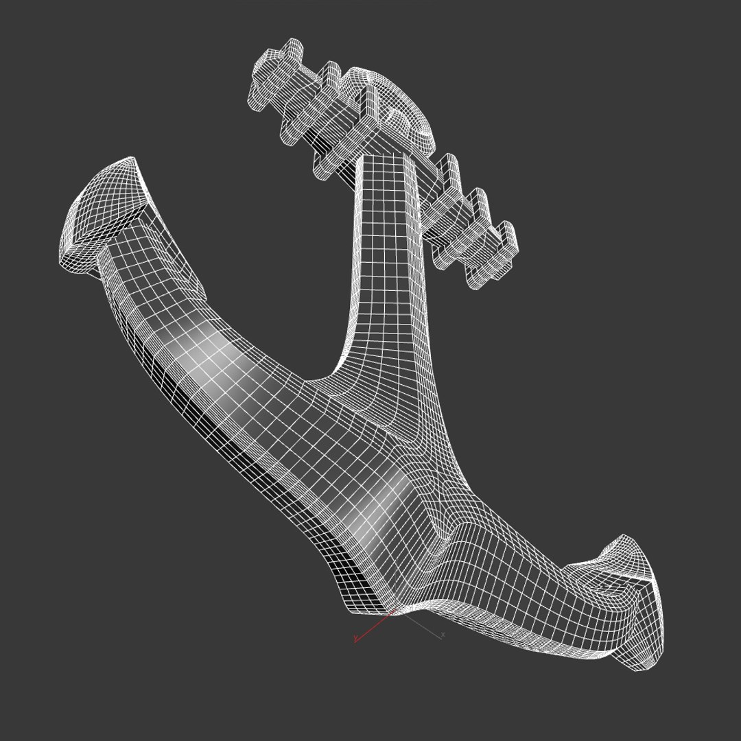 3d Model Ship Anchor