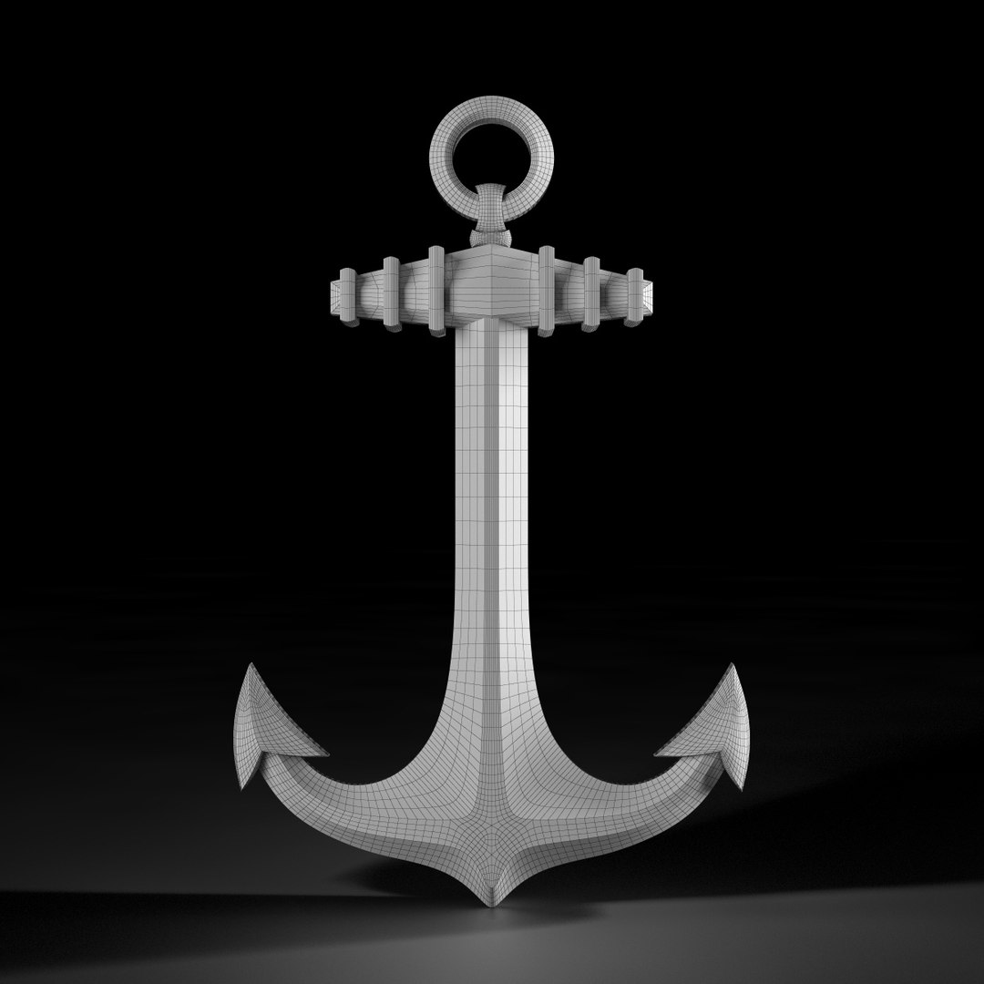 3d Model Ship Anchor