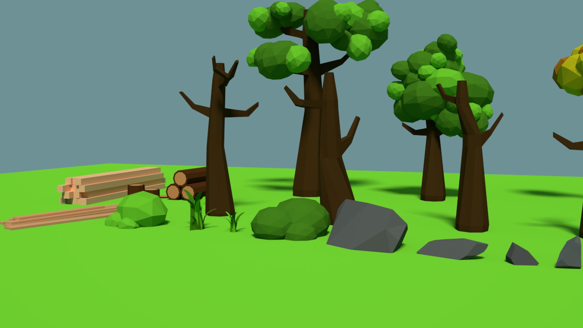 3d Nature Pack Trees