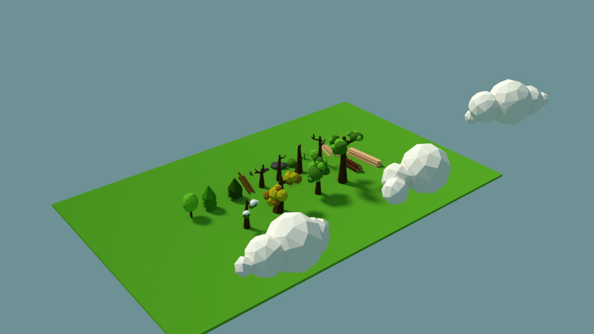 3d Nature Pack Trees