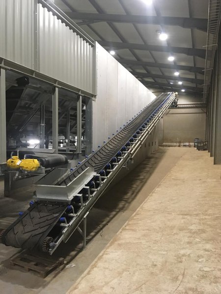 modelo 3d Modular trough conveyor 1200 width - TurboSquid 2068689