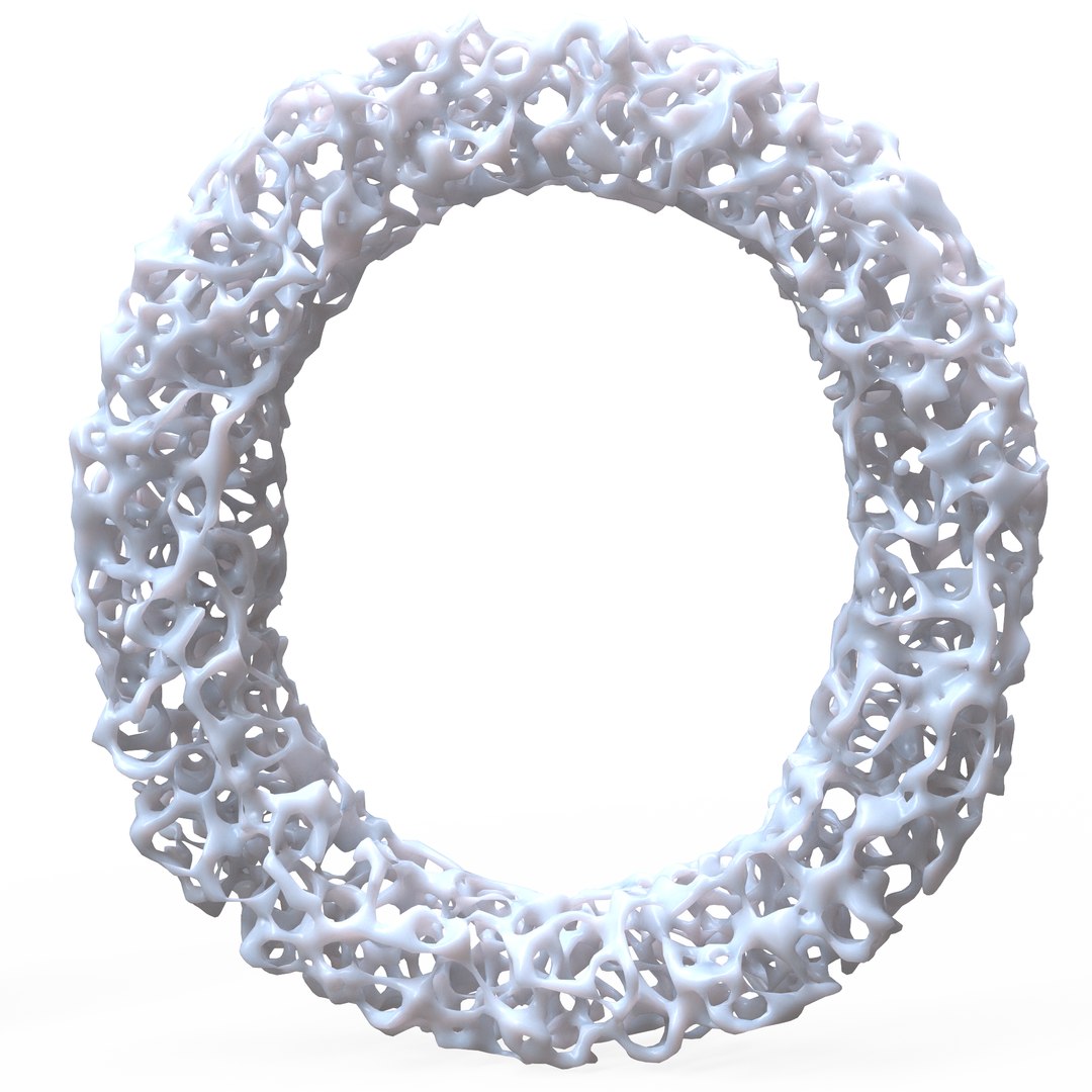 3D Bone Sponge Alphabet Text Model - TurboSquid 1931621