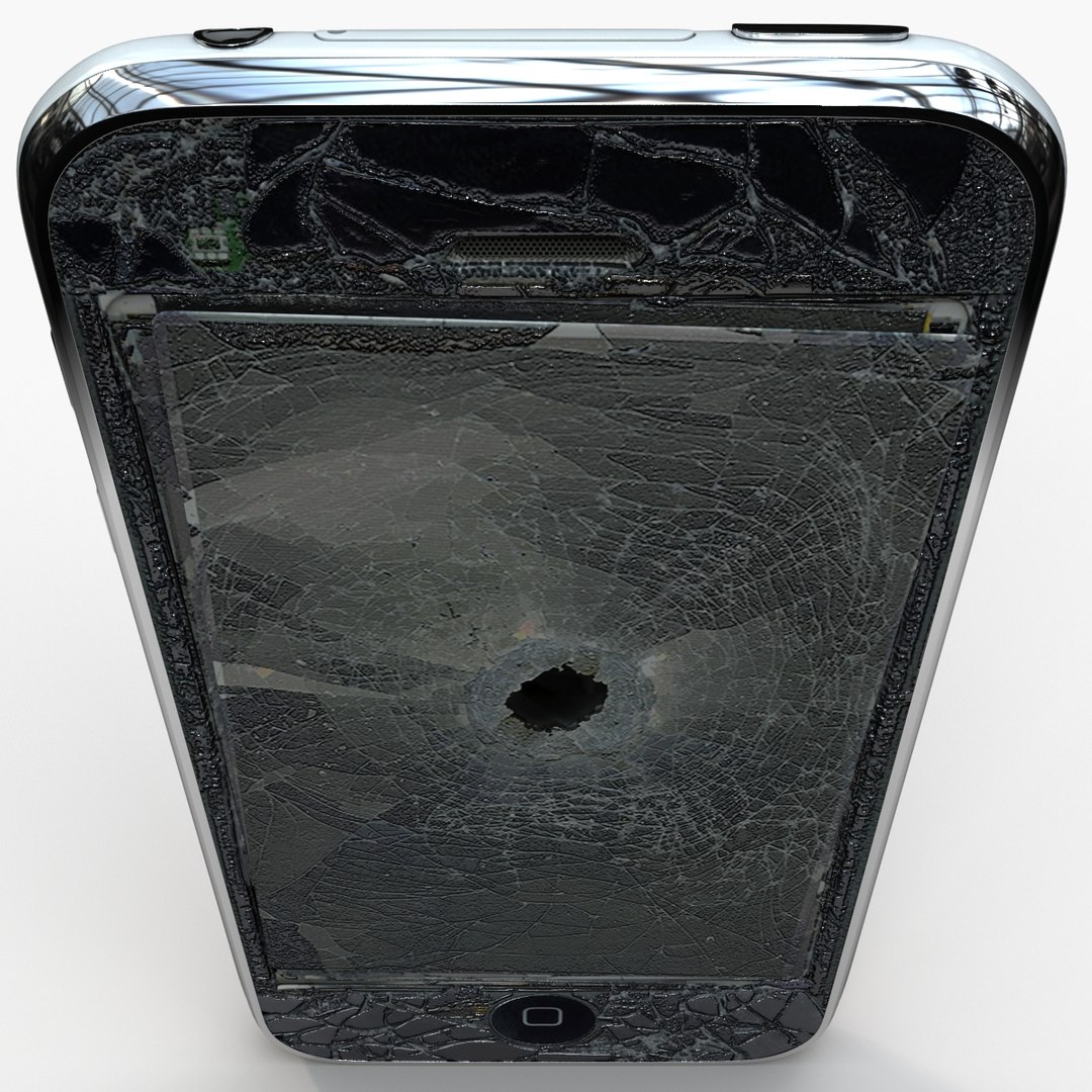 apple phone s destroyed 3d 3ds