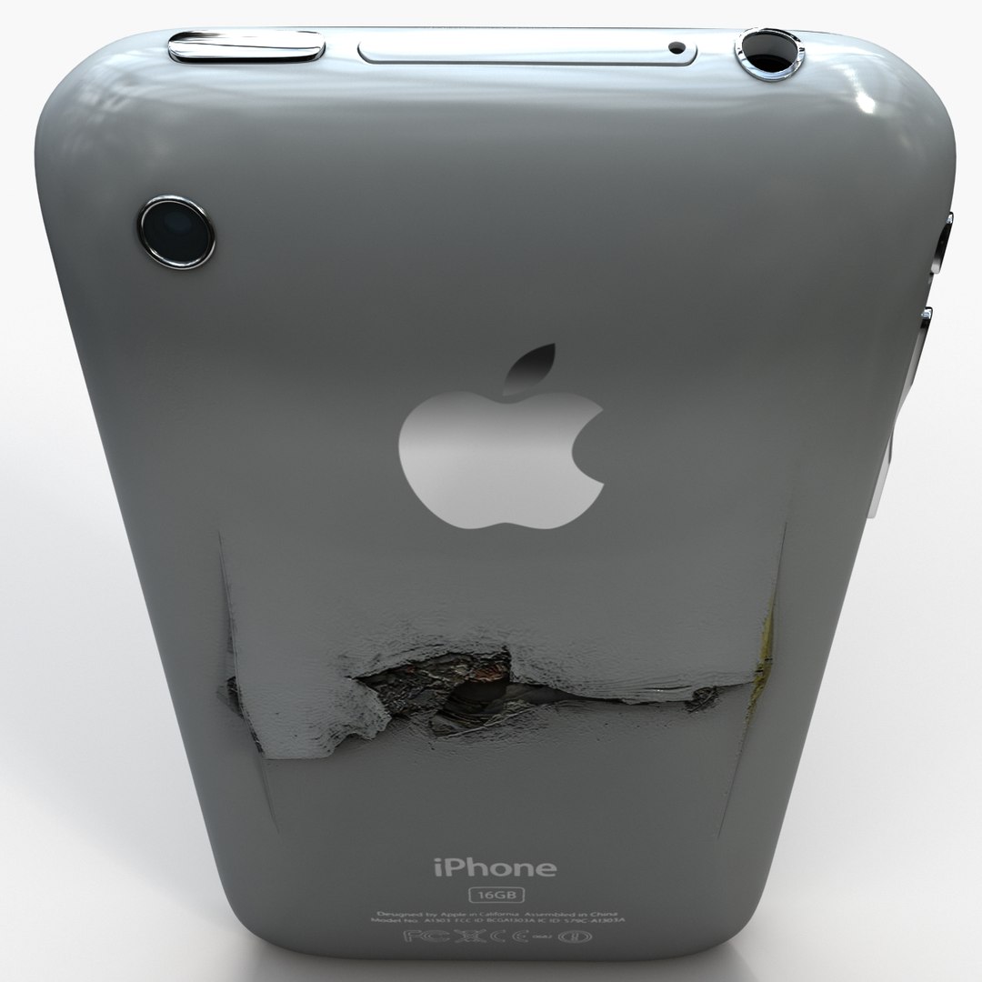 apple phone s destroyed 3d 3ds