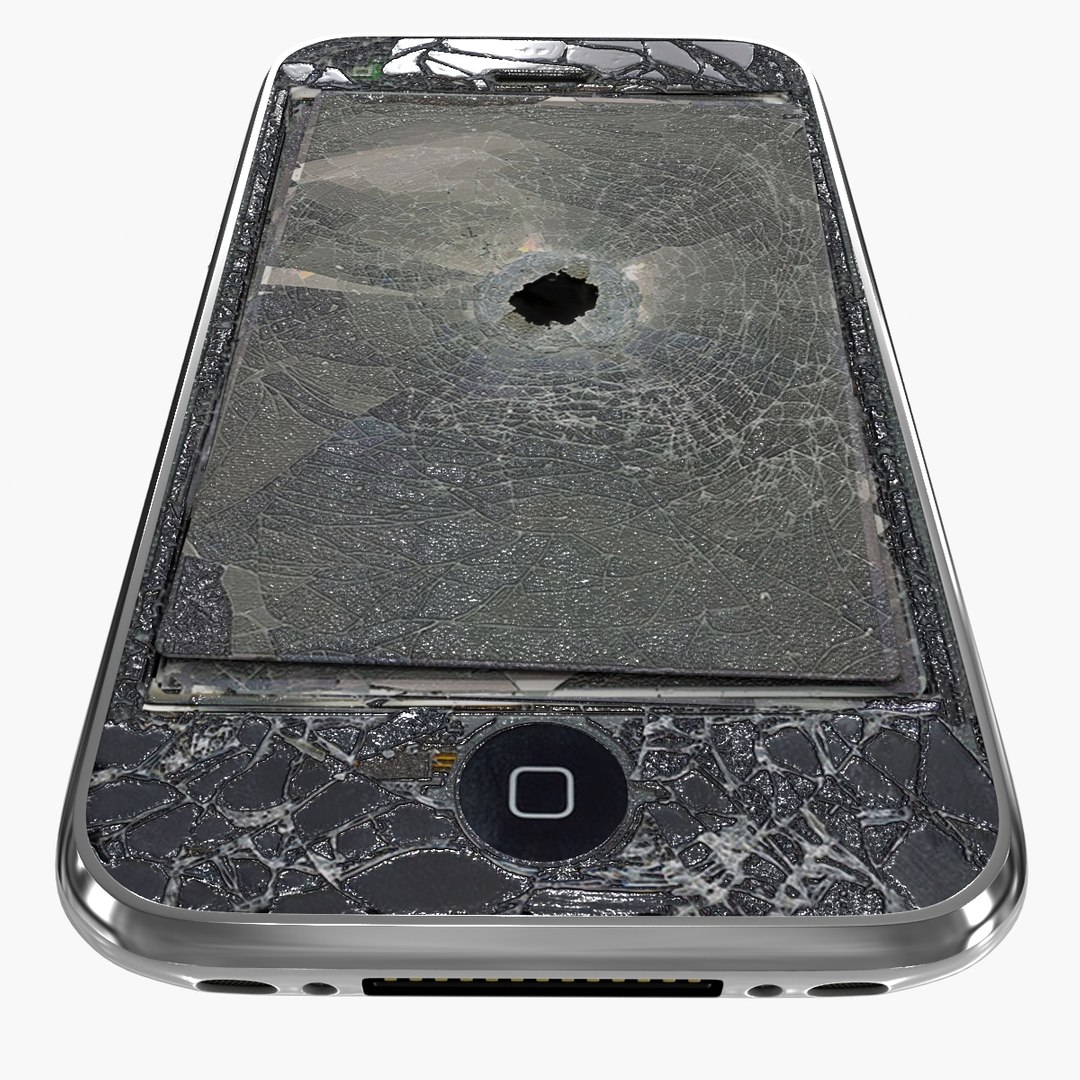 apple phone s destroyed 3d 3ds